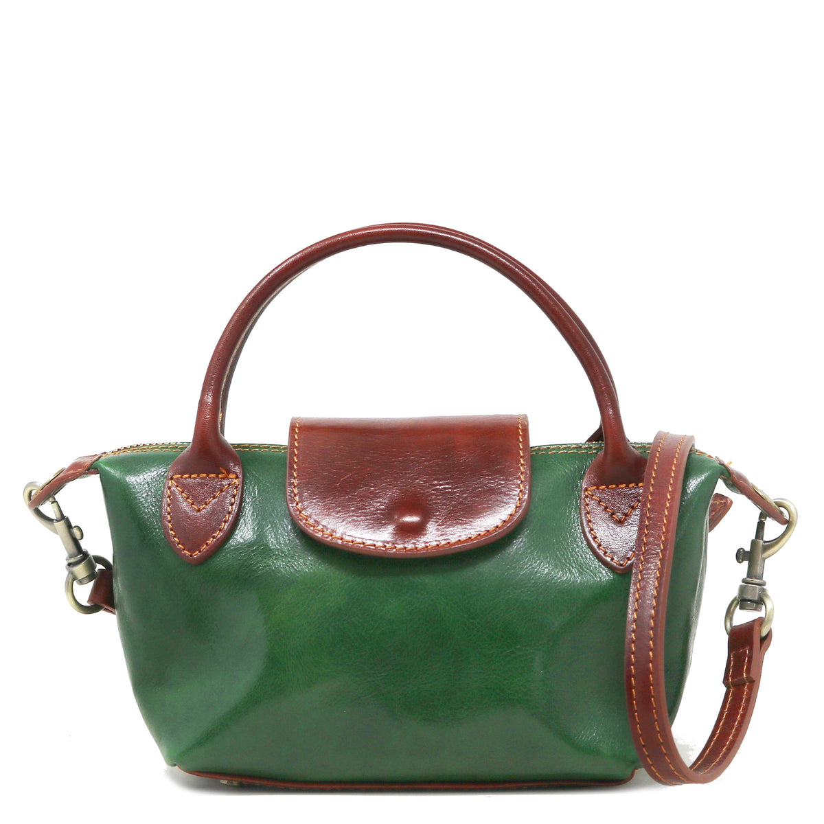 Floto Gattane Italian Leather Mini Handbag Women's Crossbody Bag