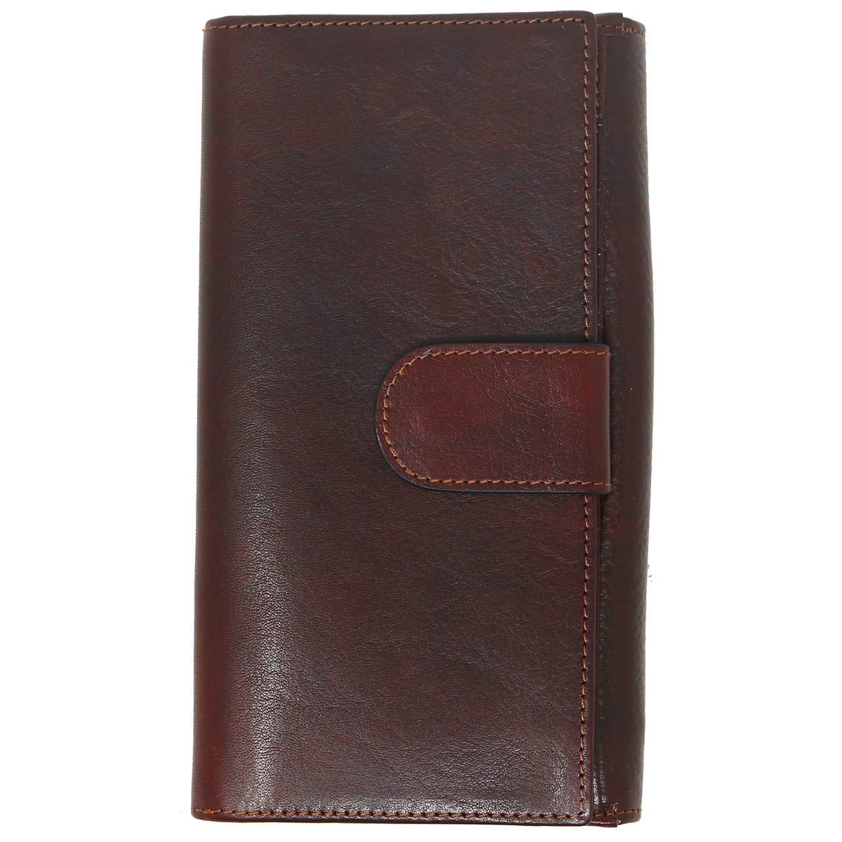 Floto Roma Italian Checkbook Wallet in Full Grain Leather