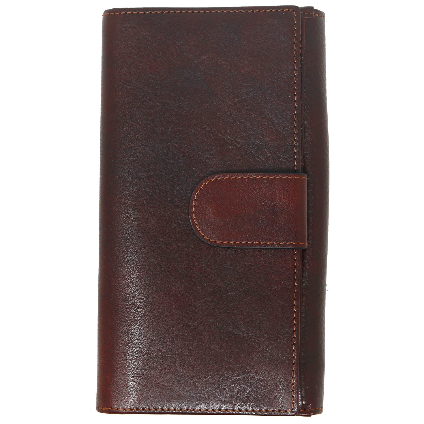 Floto Roma Italian Checkbook Wallet in Full Grain Leather