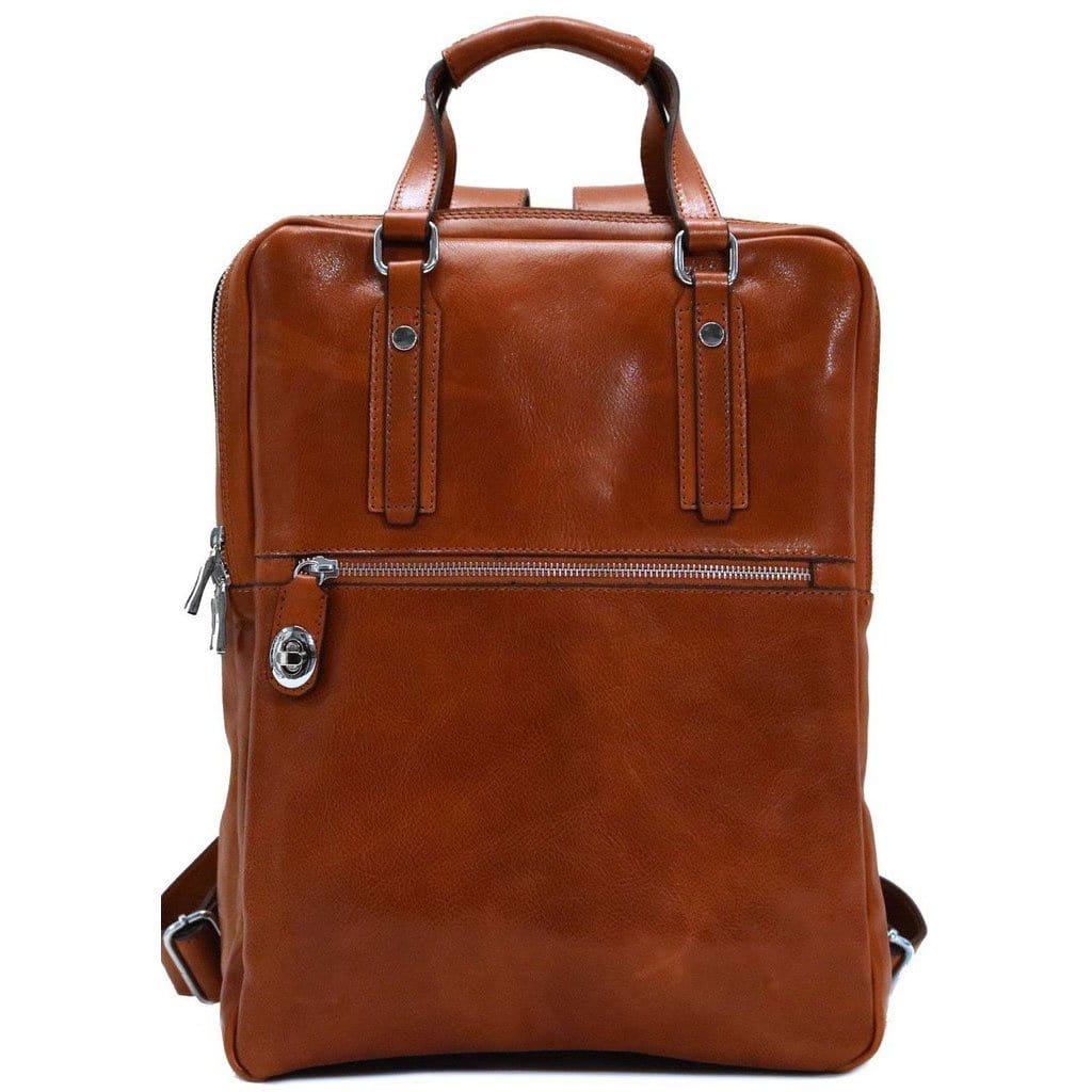 Floto Firenze Top Handle Backpack in Full Grain Calfskin Leather